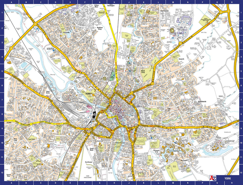 A-Z Map of York 1000 Piece Jigsaw – Map Marketing