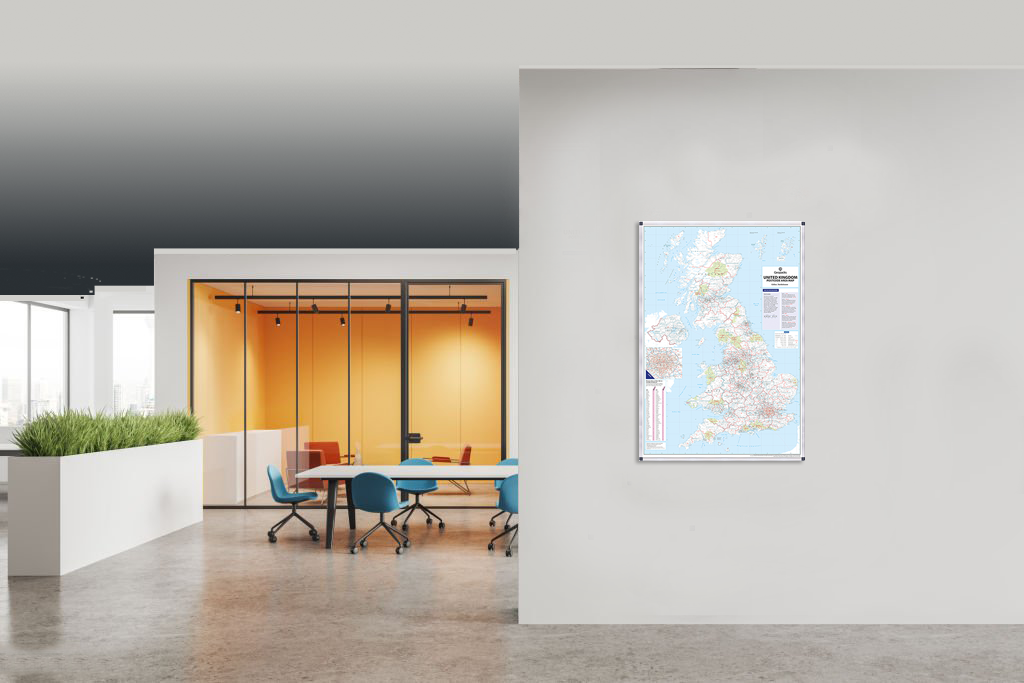 Supersize GB Postcode Area Wall Map – Map Marketing