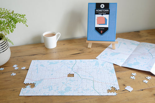Buy Personalised Map Jigsaw Puzzles | Aerial, Streetview and more – Map ...