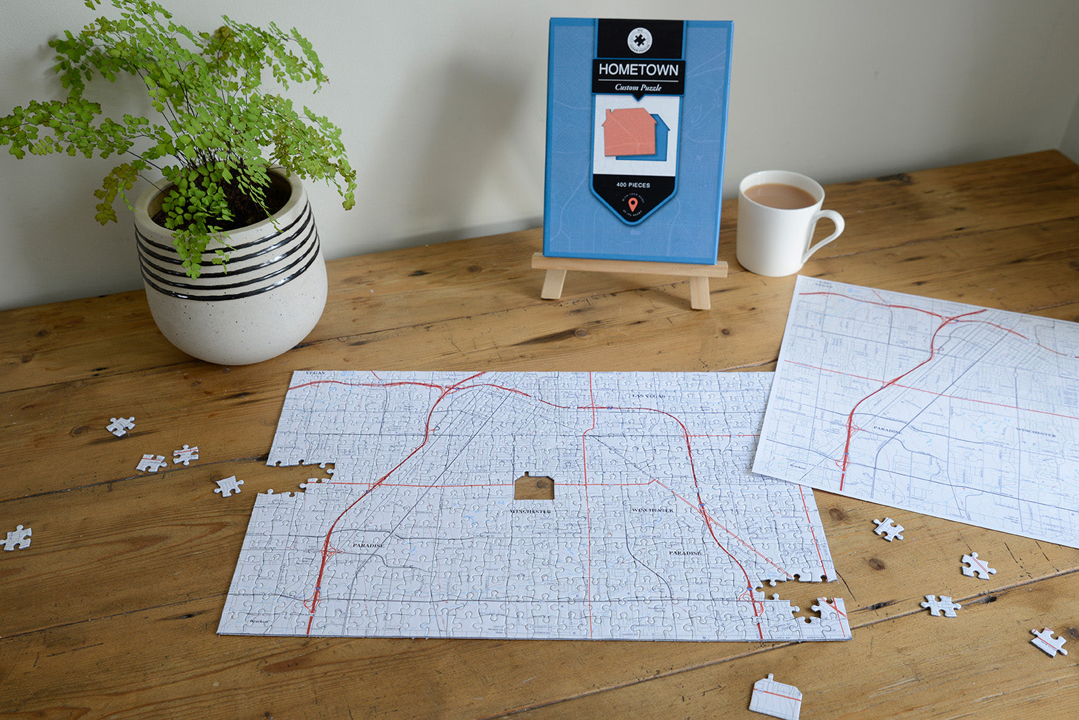 USA Hometown Personalized Map Jigsaw Puzzle (Aerial or USGS) – Map ...