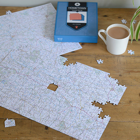 Buy Personalised Map Jigsaw Puzzles | Aerial, Streetview and more – Map ...
