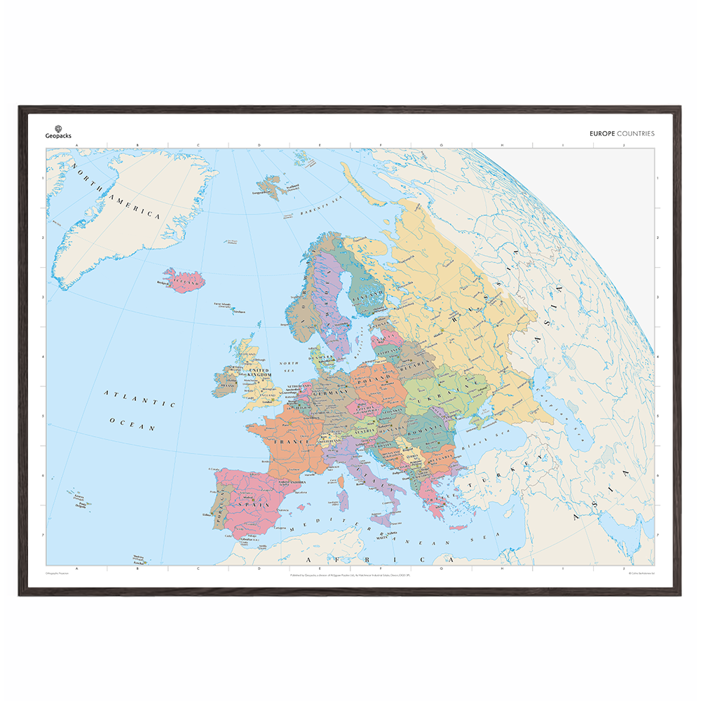 Europe Political Map – Map Marketing