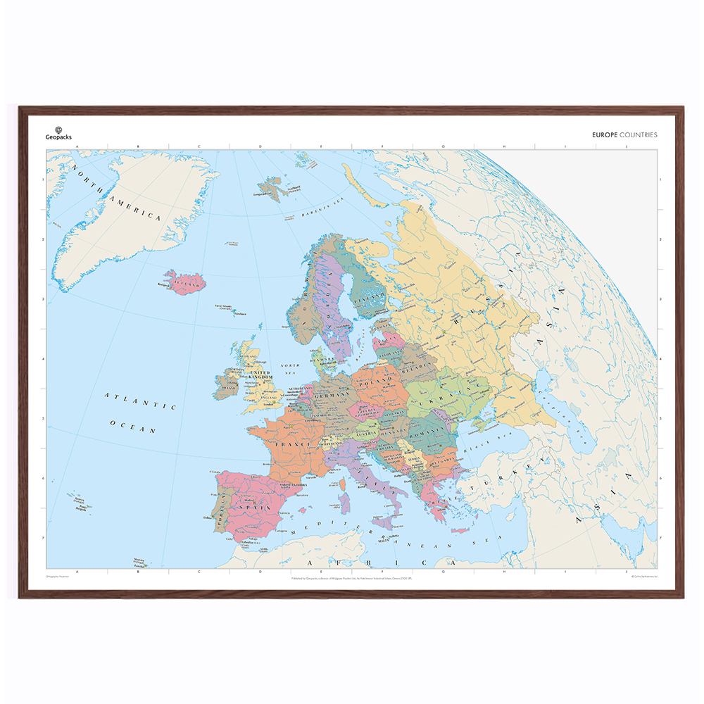 Europe Political Map – Map Marketing