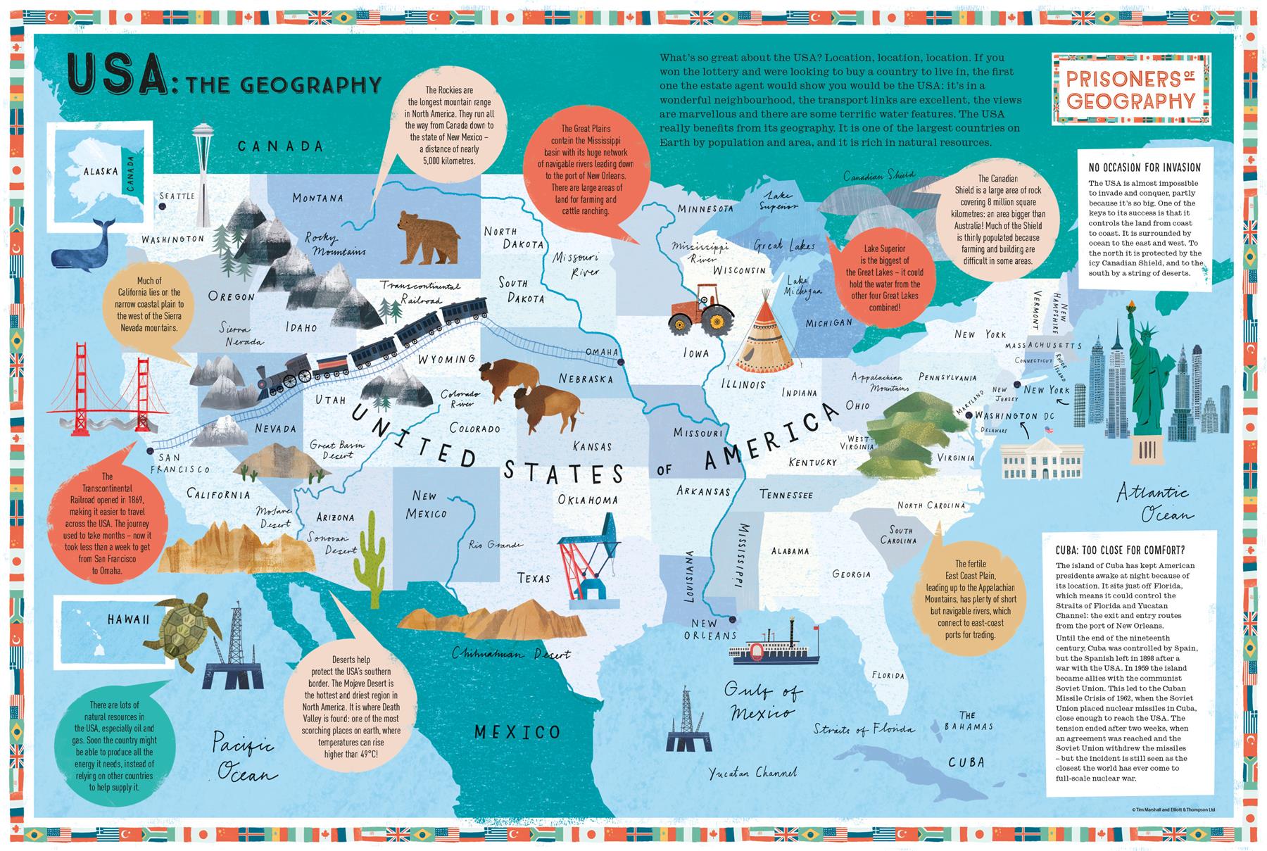 Prisoners of Geography USA Educational Wall Map – Map Marketing Prisoners of Geography USA Educational Wall Map – Map Marketing