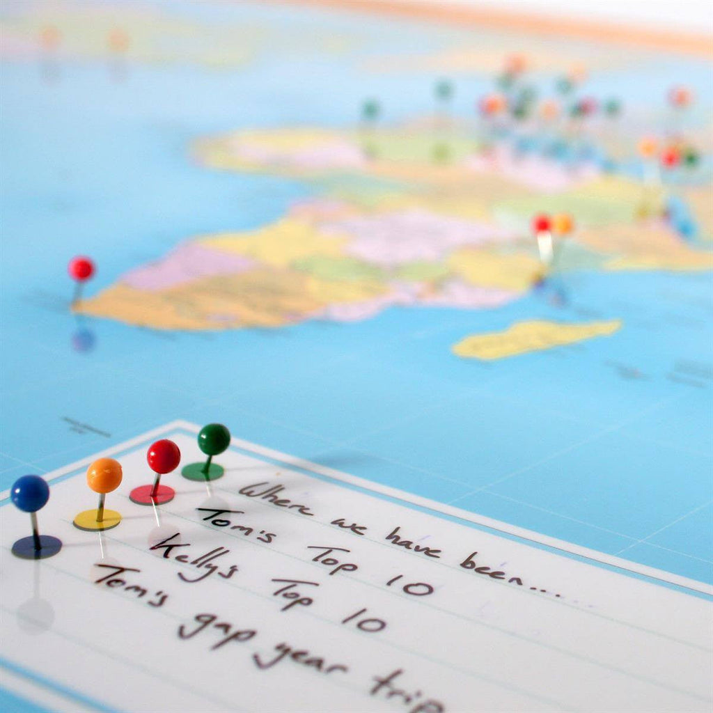 World Traveller Map | World Map Gifts – Map Marketing