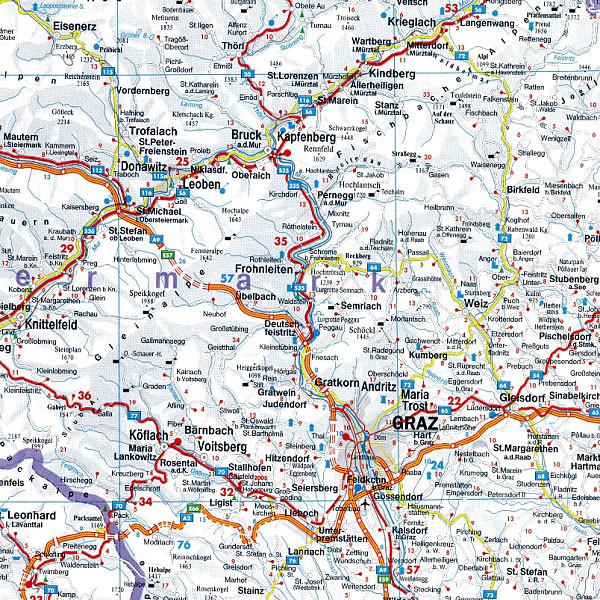 Large Map Of Austria Premium Vector | Austria Map. Large Group Of