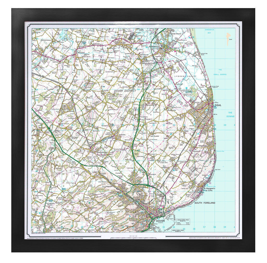 Customised Ordnance Survey Map - Centred on your Business – Map Marketing