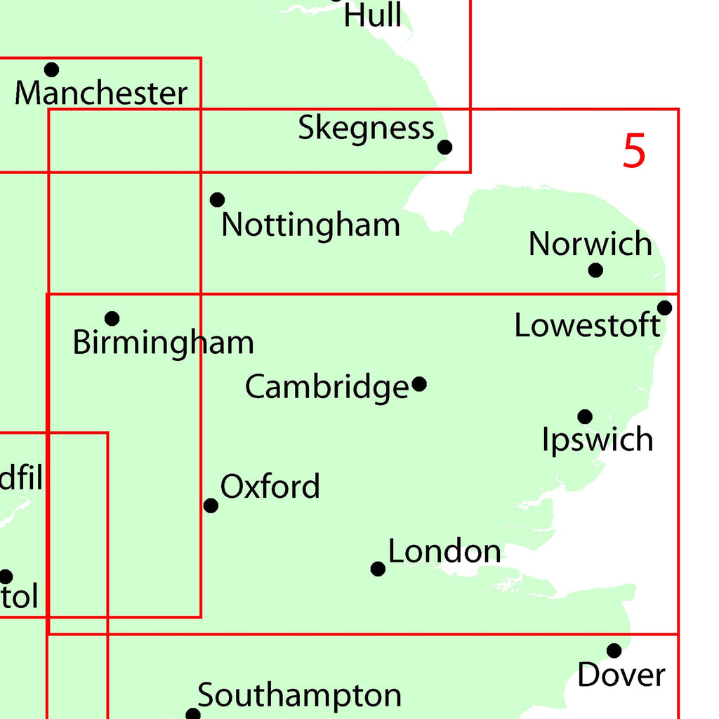 East Anglia England Map English Midlands & East Anglia Special Road