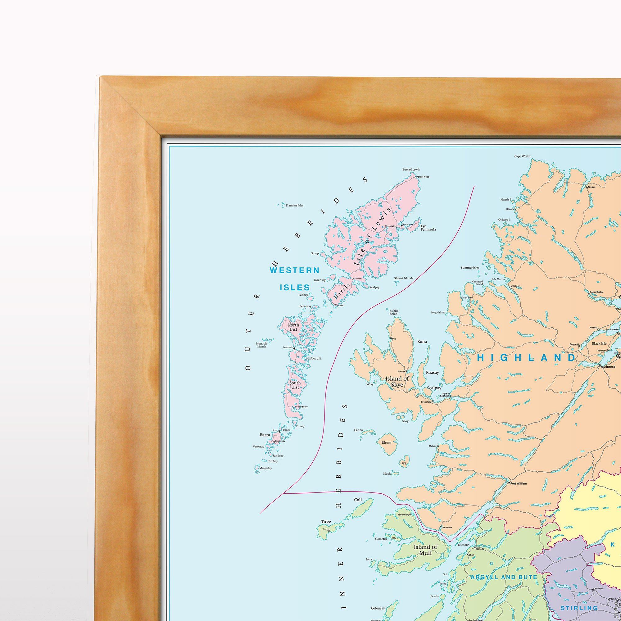 Lancashire and The Isle of Man Postcode Wall Map - Sector Map 19 – Map ...