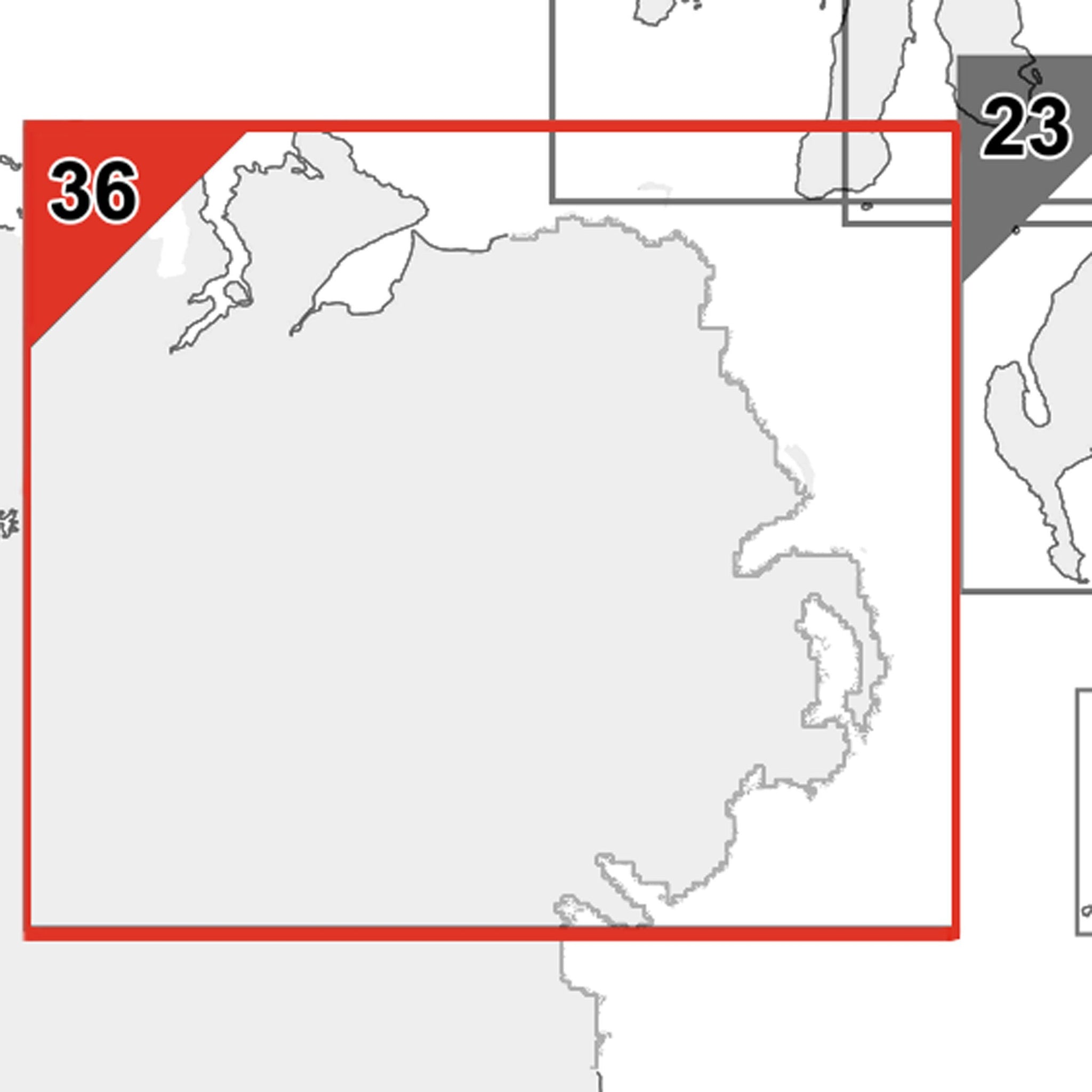 Northern Ireland (Belfast) Postcode Wall Map - Sector Map 36 – Map ...