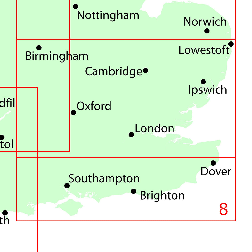 Map South England Guide To Coast Of South East England