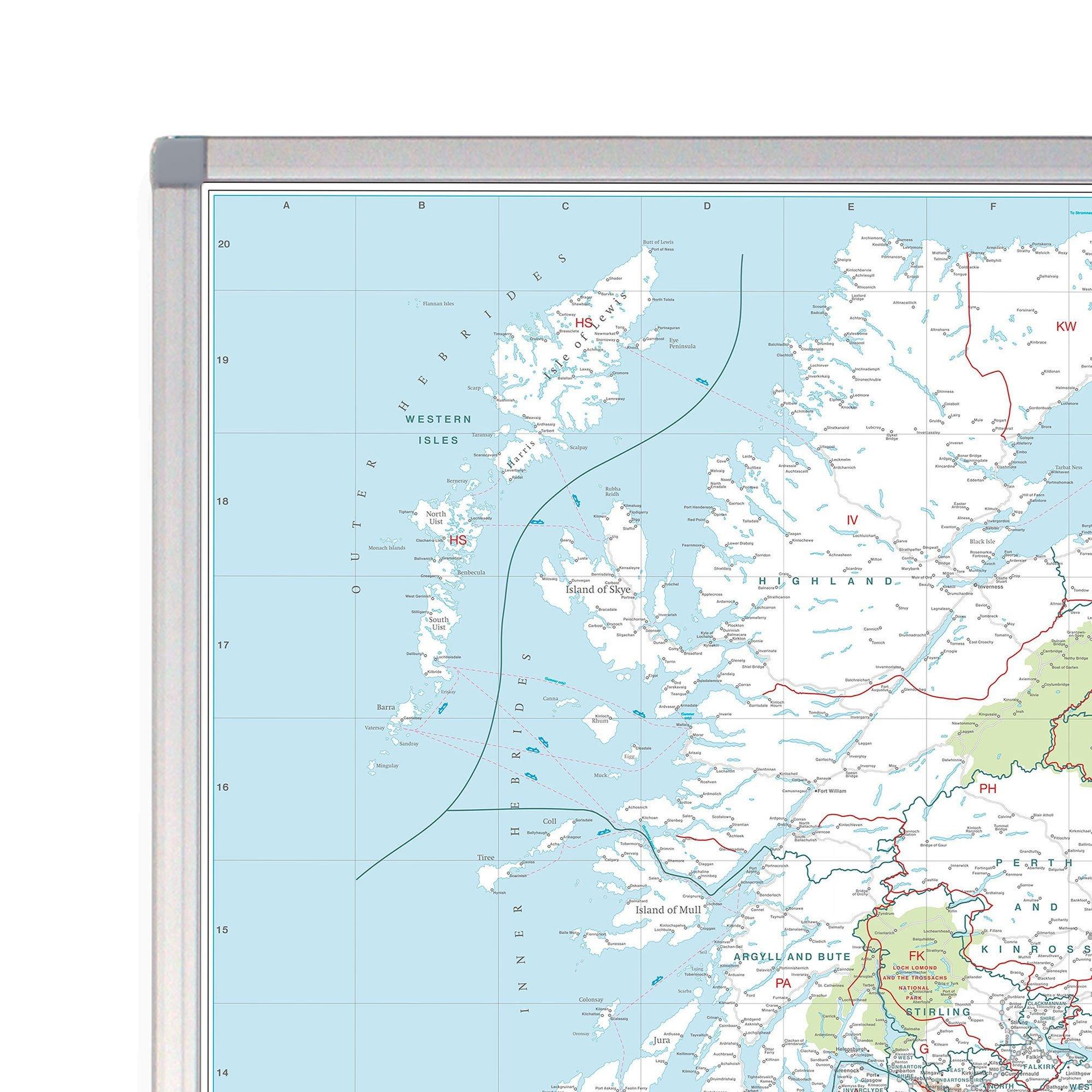 Supersize GB Postcode Area Wall Map – Map Marketing