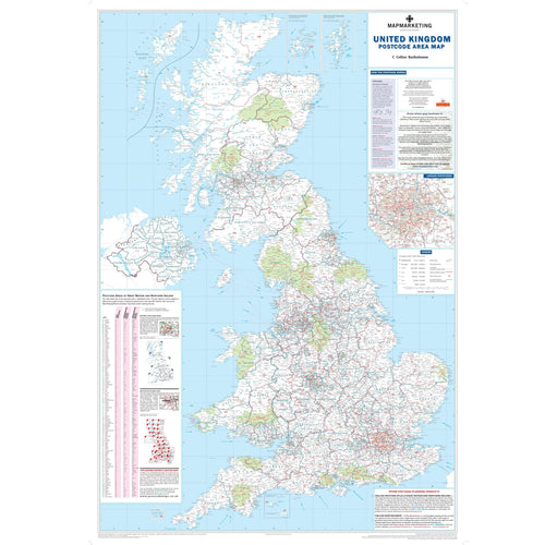 Postcode Area Maps - with boundaries for the whole of the UK – Map ...